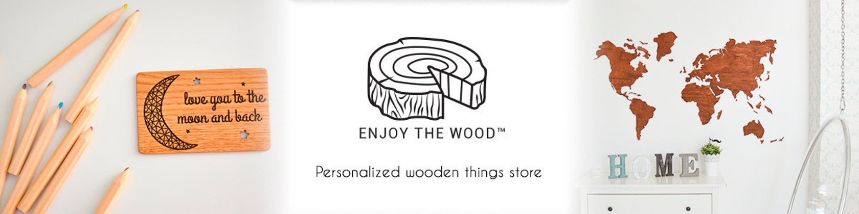 Personalized wooden things store. by EnjoyTheWood on Etsy