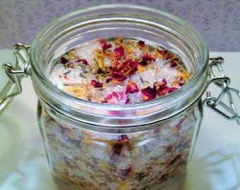 Botanical bath salts | Etsy