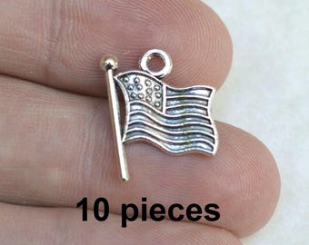 Flag charms | Etsy