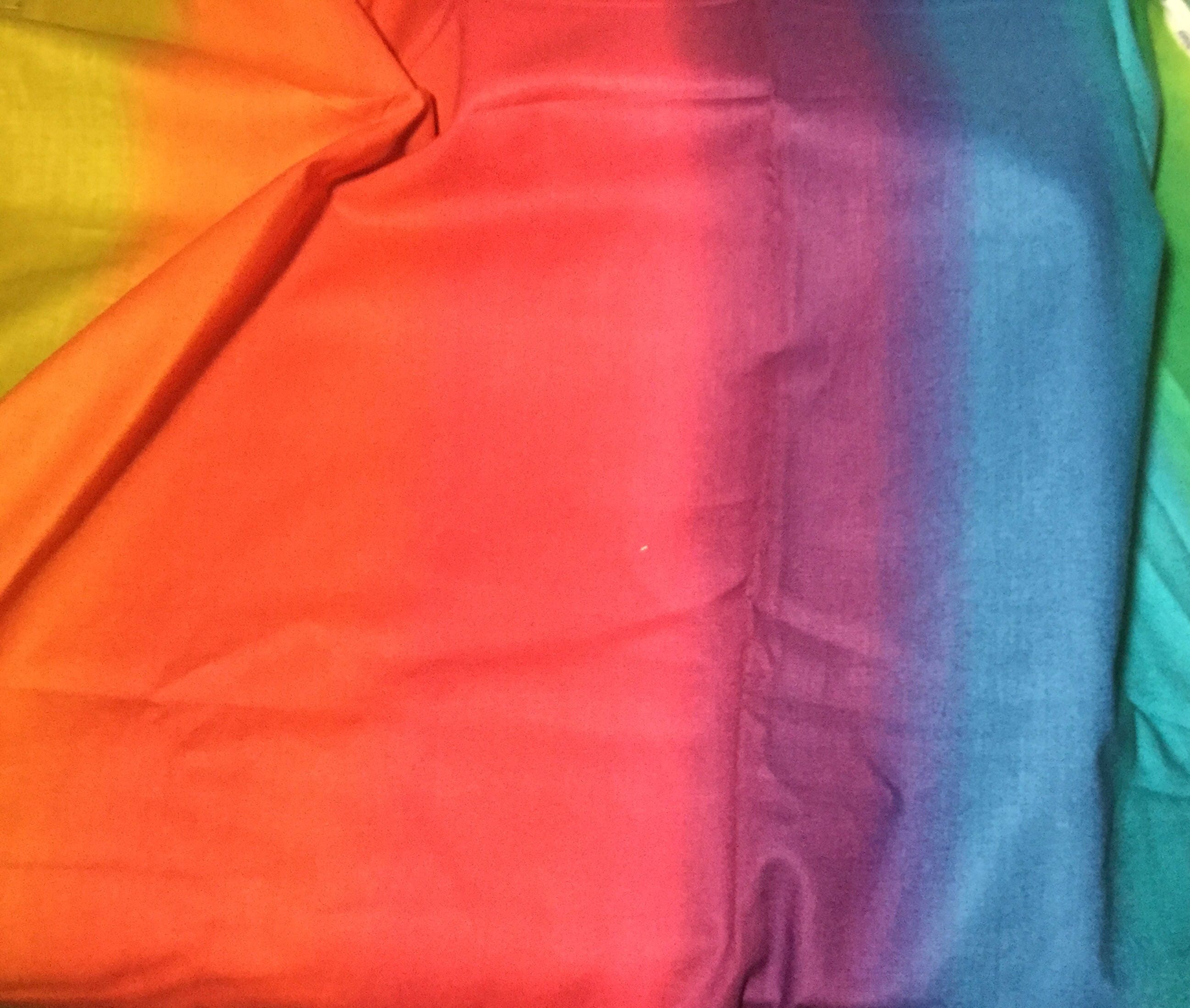 Ombre Rainbow Fabric From The Essentials Gradations Fabric Collection