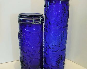 Blue canister set | Etsy