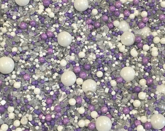 Silver sprinkles | Etsy