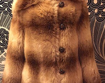 Vintage fur coat | Etsy