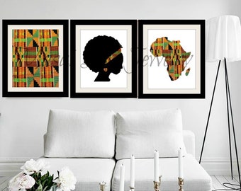 African wall art | Etsy
