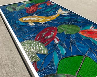 Stained glass koi | Etsy