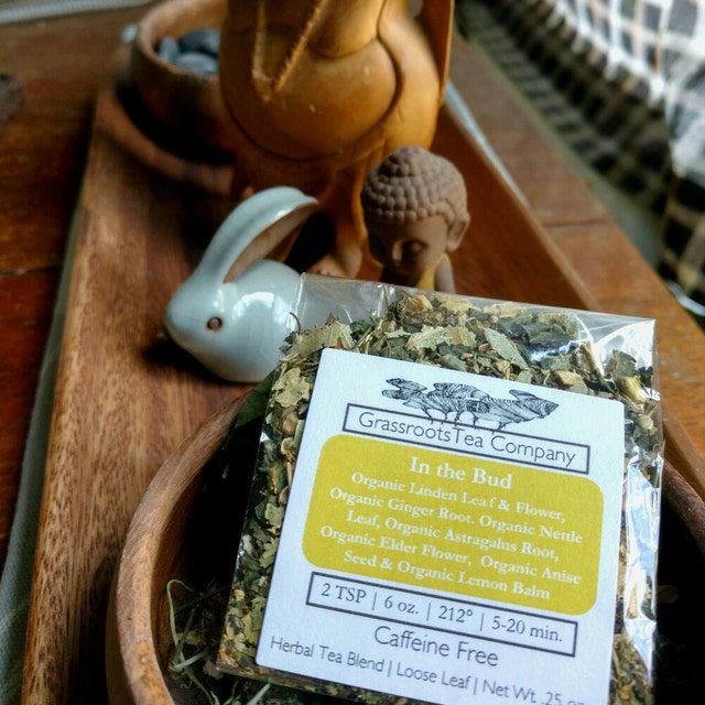 Tea Herbs Blends Tins Organic & by GrassrootsTeaCo on Etsy