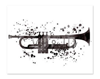 Trumpet poster | Etsy