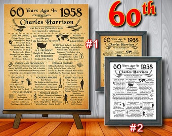60 year old birthday | Etsy