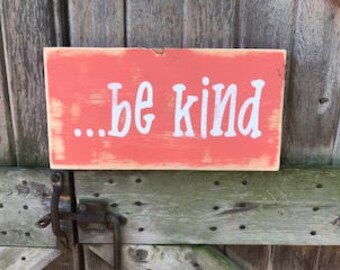 Be kind sign | Etsy
