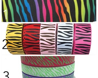 Purple zebra ribbon | Etsy