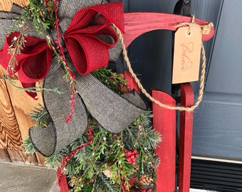 Christmas sled | Etsy