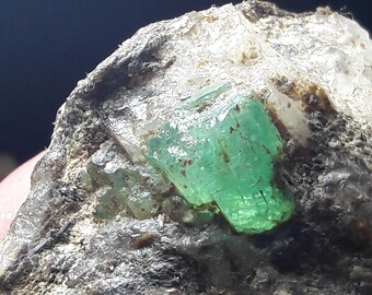 Emerald in matrix | Etsy