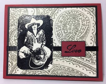 Western valentine | Etsy