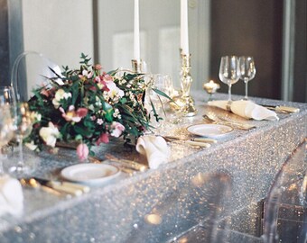 Sequin tablecloth | Etsy