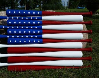 Baseball bat flag | Etsy