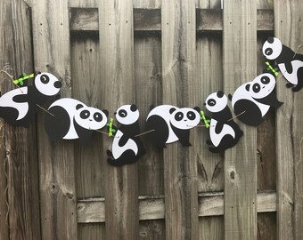 Panda banner | Etsy