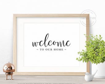 Welcome to our home | Etsy