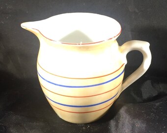 Beautiful LUSTREWARE Hand Painted Vintage Creamer/Pitcher