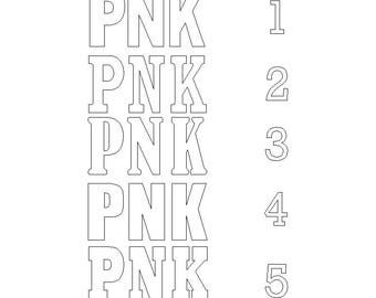 Styrofoam letters | Etsy