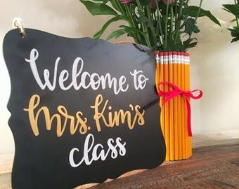 Welcome chalkboard | Etsy