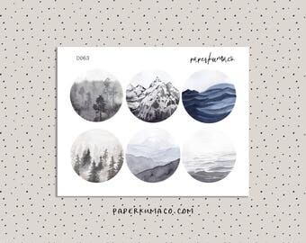 Nature sticker | Etsy