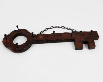 Rustic key rack | Etsy