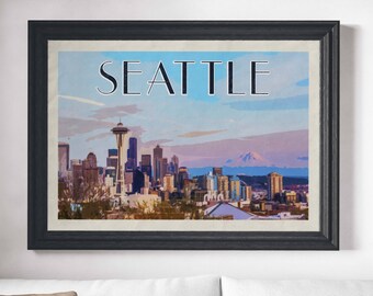 Seattle art | Etsy