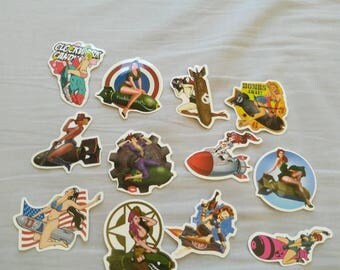 Pinup girl print | Etsy