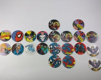 Lot of Vintage POGS 30 POGS 90s Toys and Collectibles