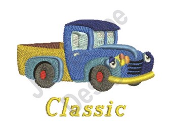 Truck embroidery | Etsy