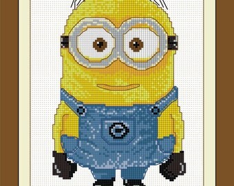 Minion cross stitch | Etsy