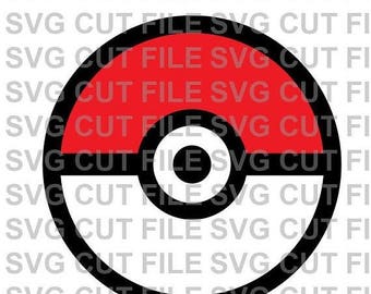Pokeball svg | Etsy