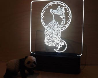 Night light fox | Etsy