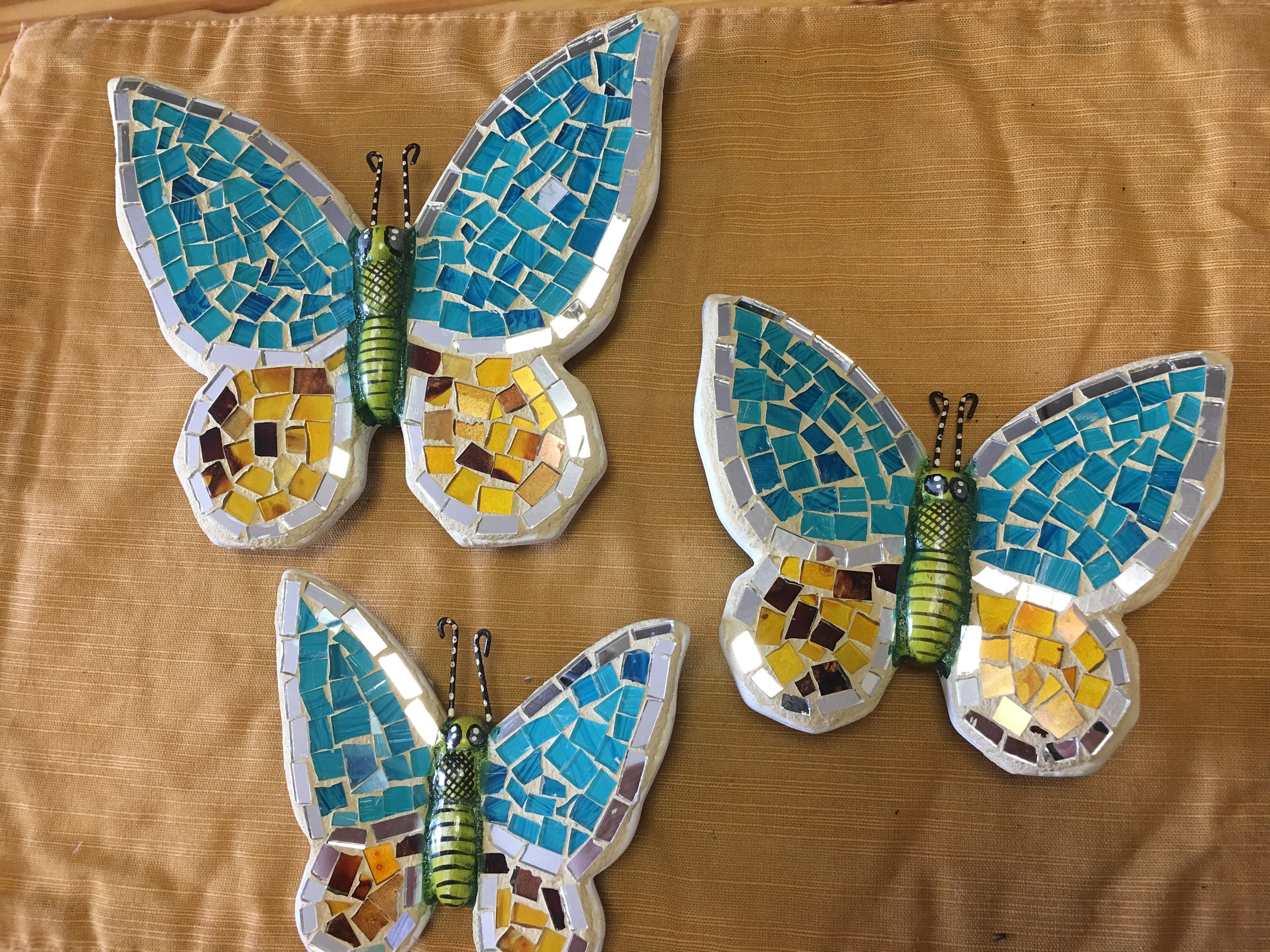 Mosaic Butterfly/ mosaic butterfly wall art/ butterfly wall