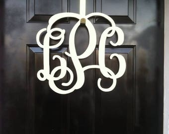 Front door monogram | Etsy