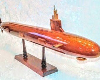 Wood submarine model | Etsy