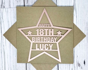 18th birthday card | Etsy