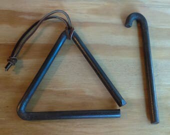 Triangle dinner bell | Etsy