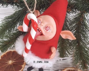 Polymer clay elf | Etsy