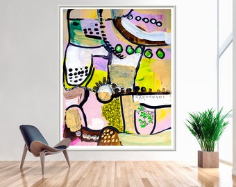 Abstract kitchen art | Etsy