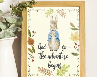Rabbit quote | Etsy