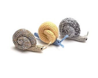 Knit snail | Etsy