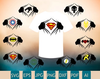 Super hero logo | Etsy