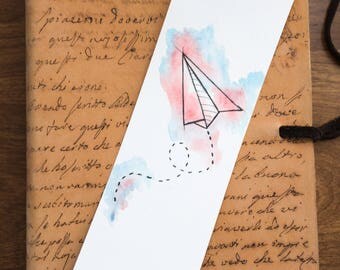 Airplane bookmark | Etsy