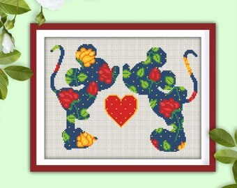 Mickey cross stitch | Etsy