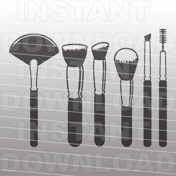 Items similar to Makeup Brushes SVG File,Makeup SVG File,Fashion SVG ...