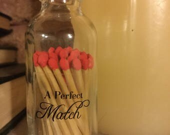 Jar of matches | Etsy