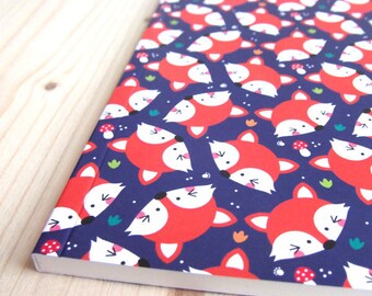 Fox notebook | Etsy