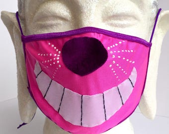 Cheshire cat mask | Etsy