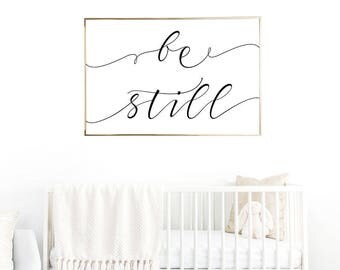 Be still printable | Etsy
